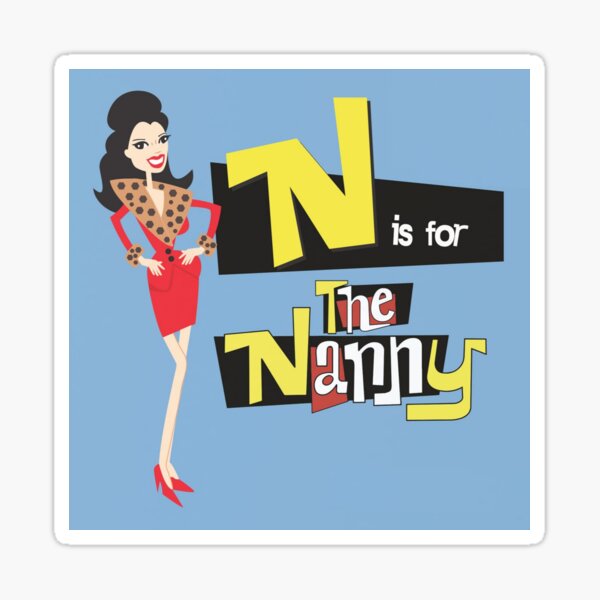 "The Nanny" Sticker for Sale by BookishAgnese | Redbubble