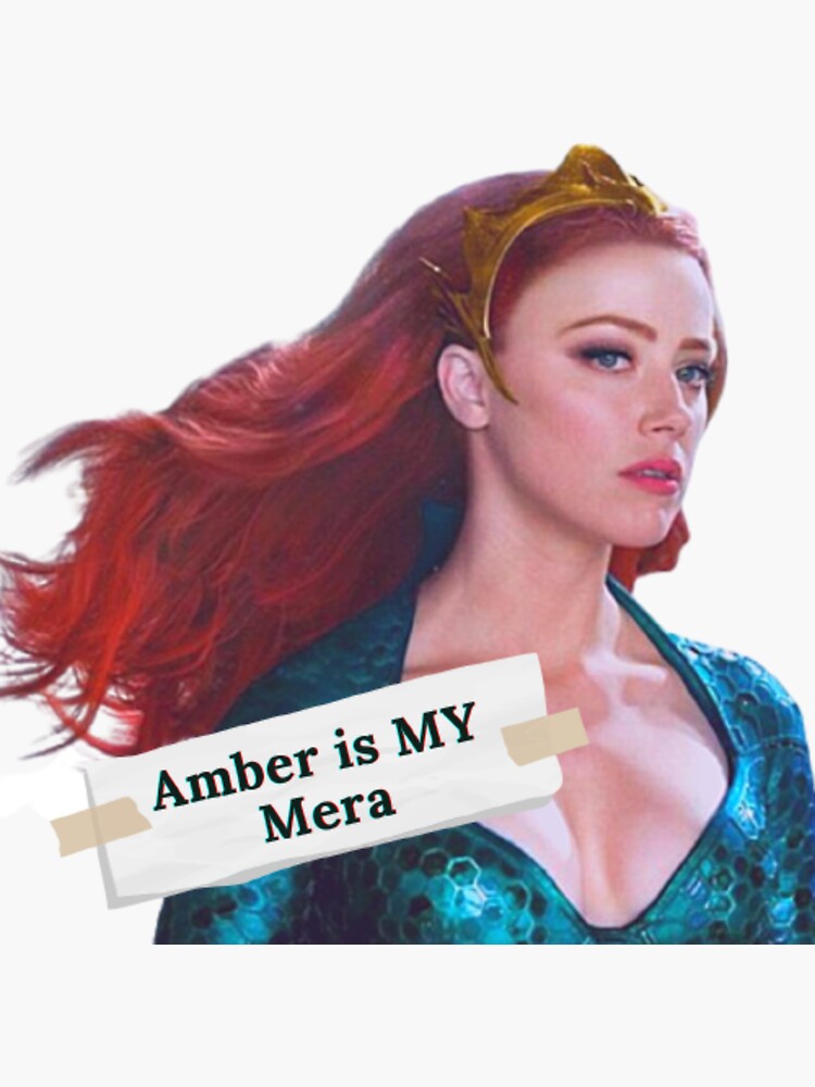 "Amber Is MY Mera" Sticker for Sale by raloinn | Redbubble