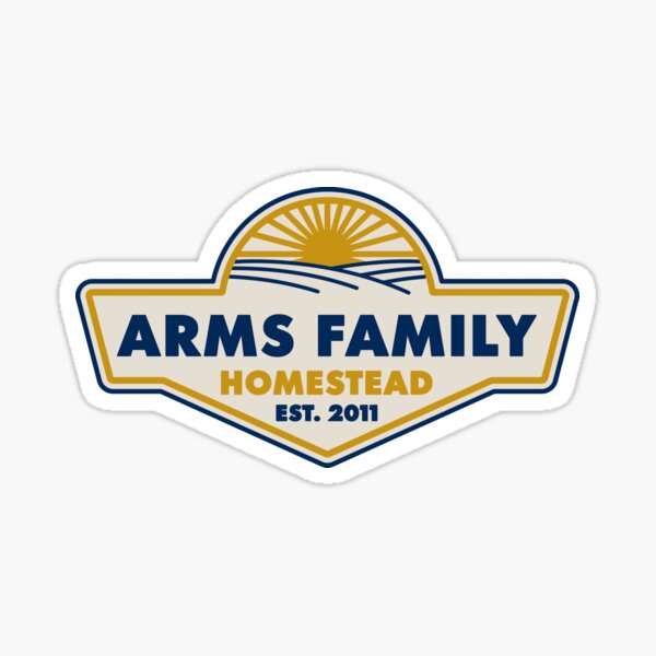 "Arms Family Merch Arms Family Homestead Logo" Sticker for Sale by ...