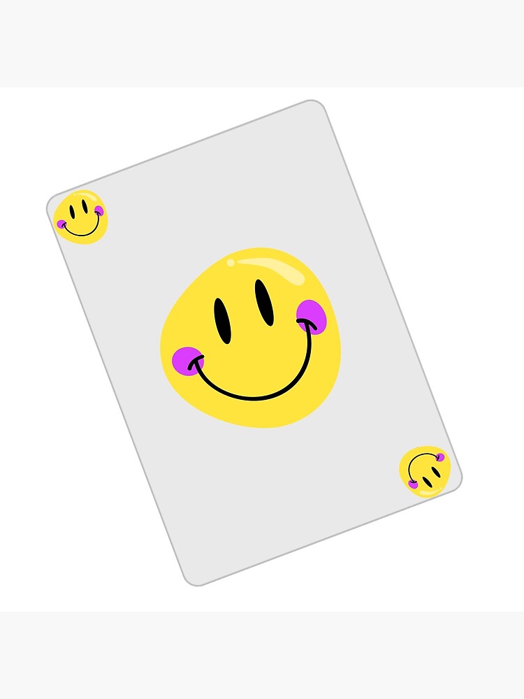 "smile face poker card" Poster for Sale by Donya-Adel | Redbubble