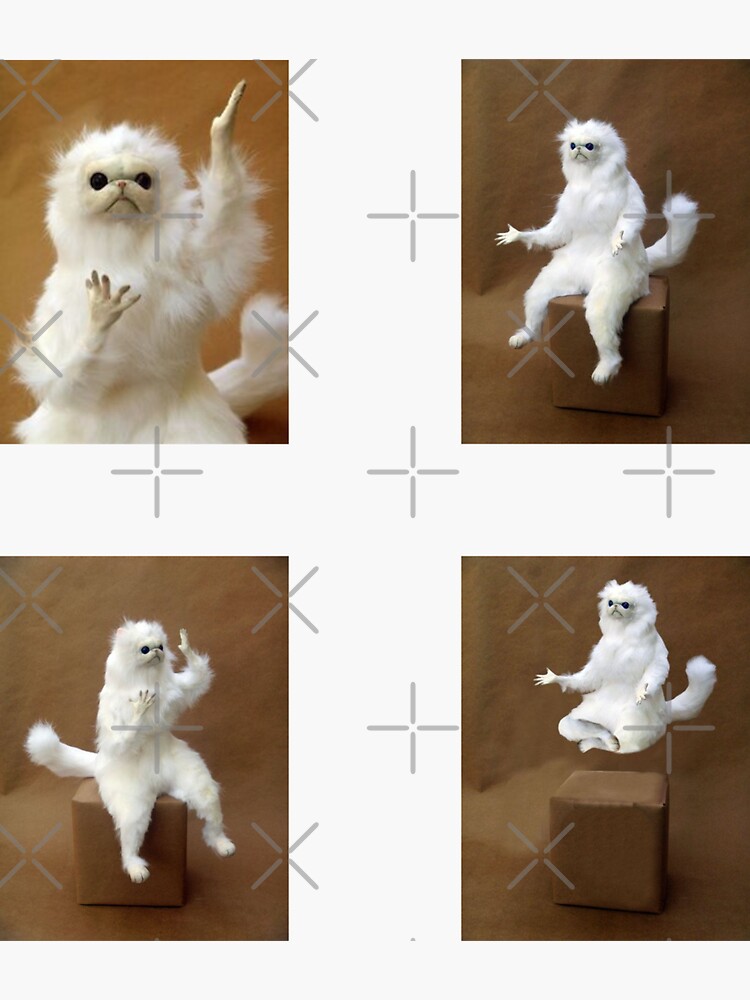 "Persian Cat Room Guardian Pack Sticker,Persian Cat Room Guardian Fan ...