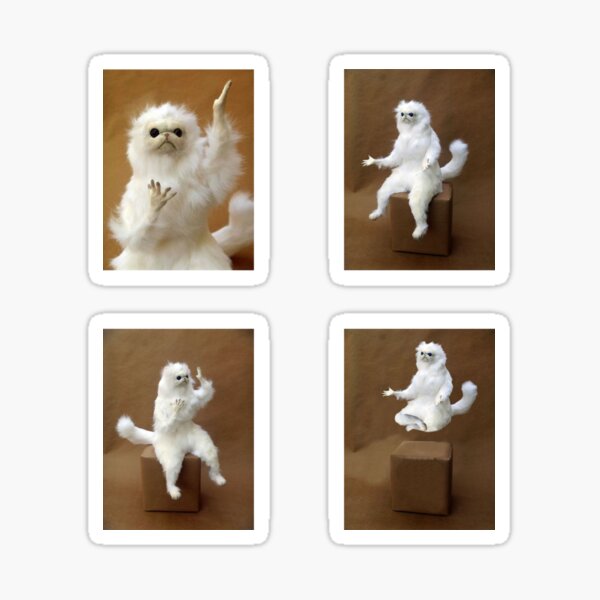 "Persian Cat Room Guardian Pack Sticker,Persian Cat Room Guardian Fan ...