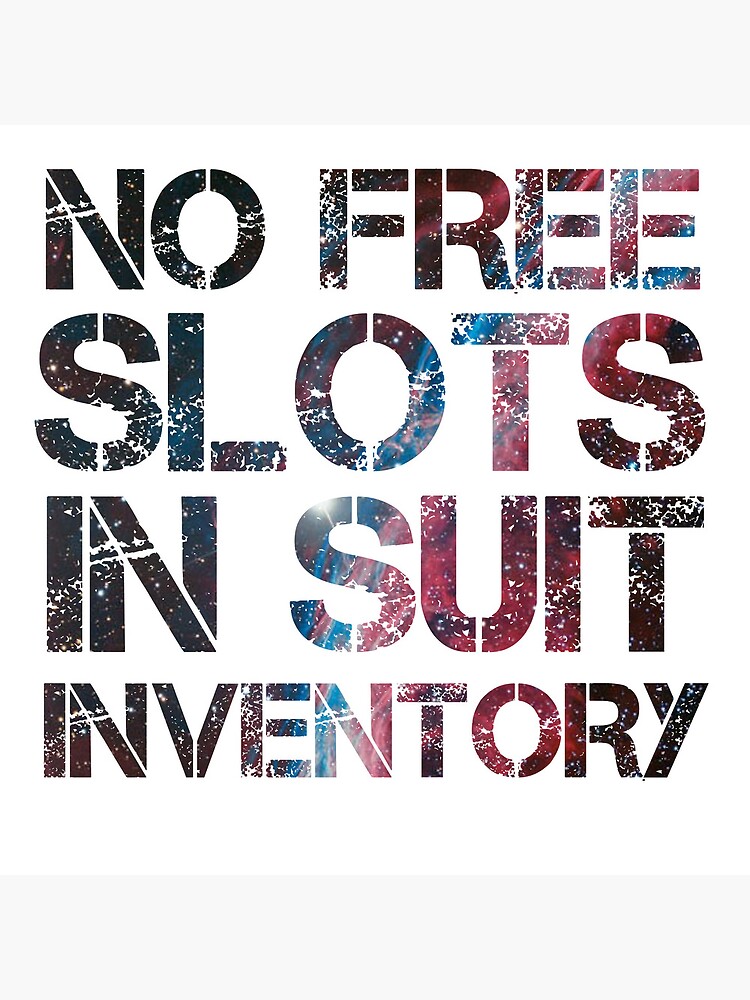 "No Man's Sky Inventory" Poster for Sale by Mccrossan182 | Redbubble