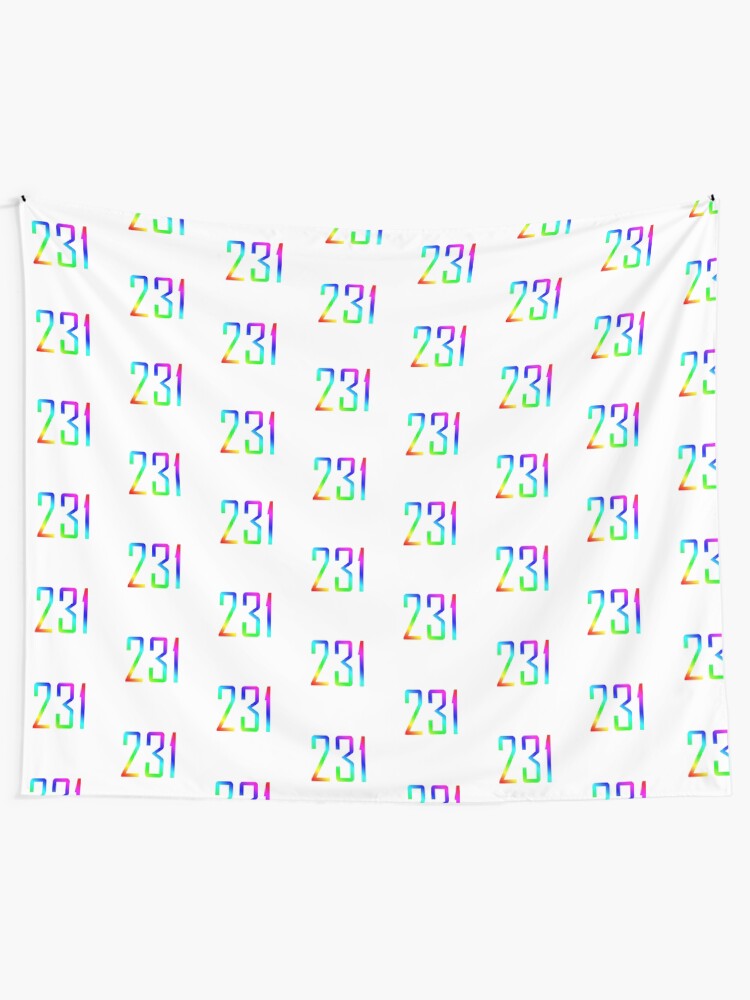 "231 - Area Code Wearables" Tapestry for Sale by sarahiscool6 | Redbubble