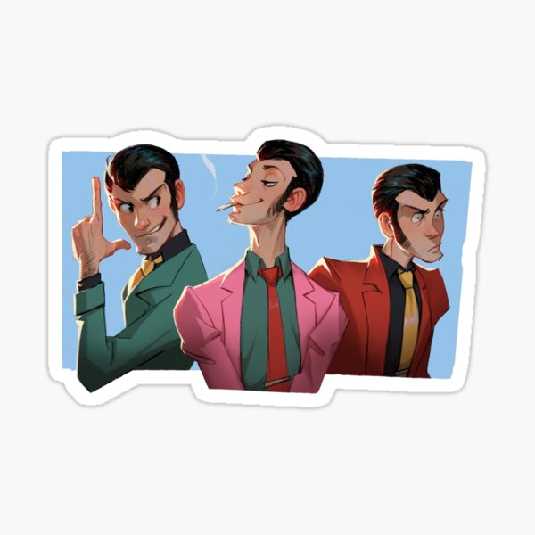 "Cool Arsène Lupin III Lupin The Third" Sticker for Sale by Trust-One ...