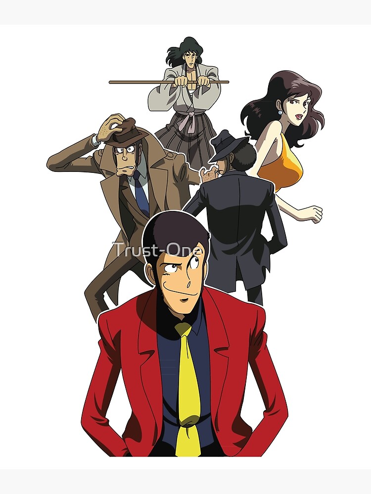 Póster «Cool Arsène Lupin III y Fujiko Mine y Daisuke Jigen y Goemon ...