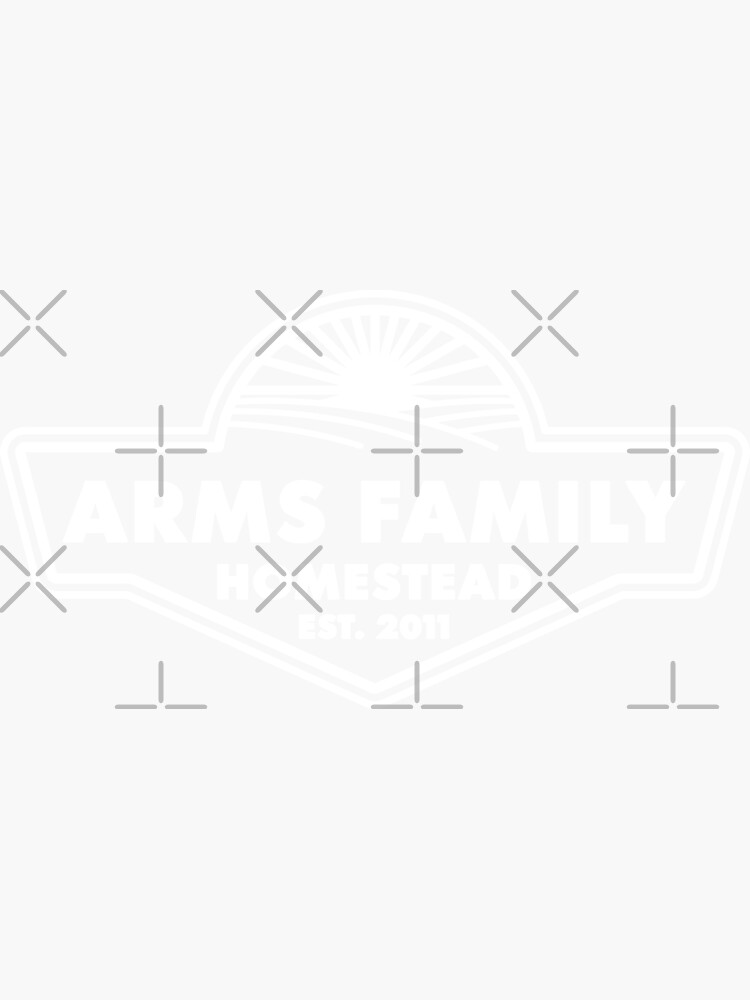 "Arms Family Merch Arms Family Homestead Logo" Sticker for Sale by ...