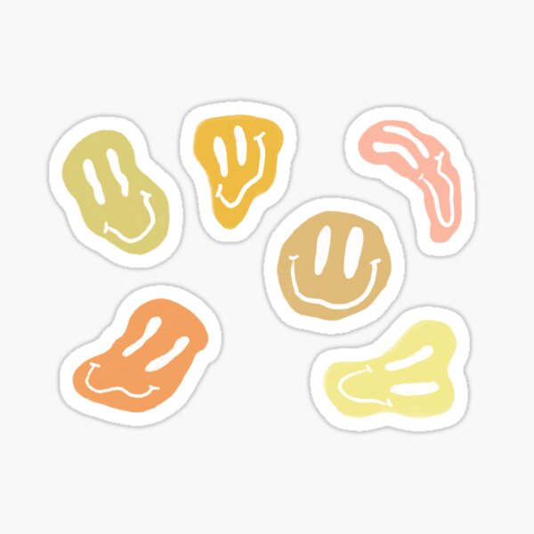 "Drunk happy face" Sticker for Sale by PeachyGuava | Redbubble