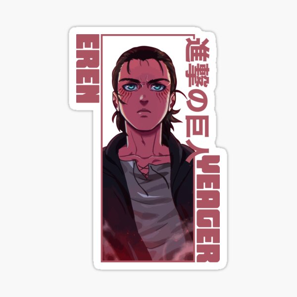 "Eren Yeager - Attack on Titan" Sticker for Sale by Elgrande-Van ...