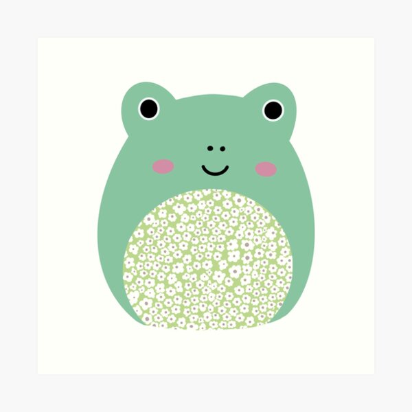 "Squishmallow Wendy the Frog" Art Print for Sale by squishteacher ...