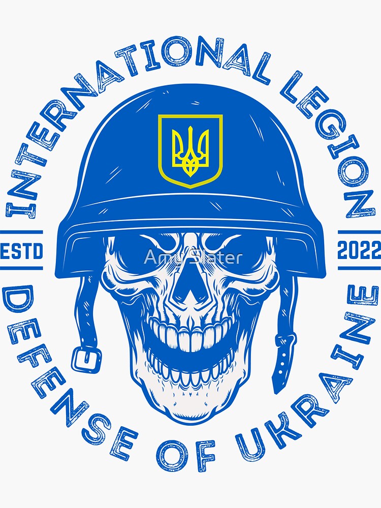 "International Legion of Defense of Ukraine" Sticker for Sale by ...