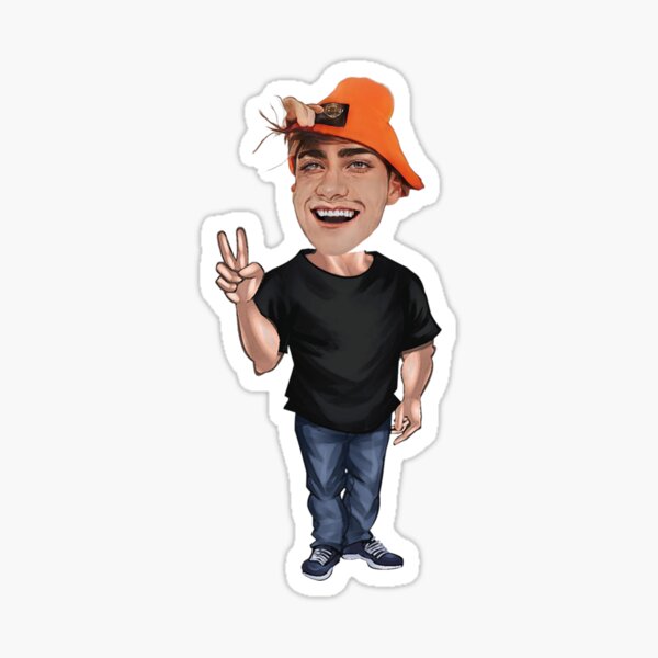 "Airrack Cartoon" Sticker for Sale by ARTSY-K | Redbubble