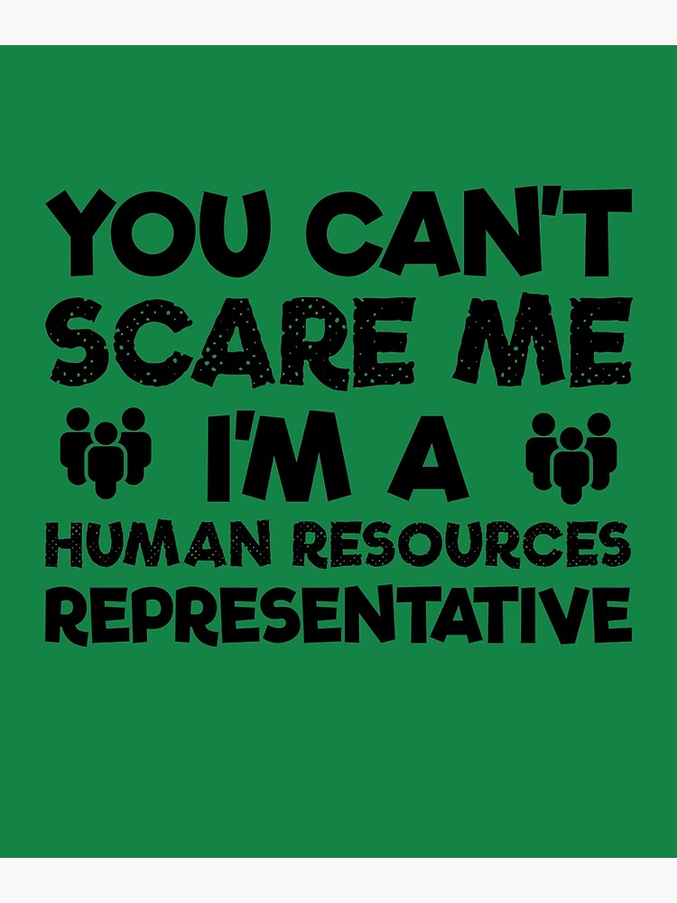 "Human Resources Representative Crew HR" Poster for Sale by inkedtee ...