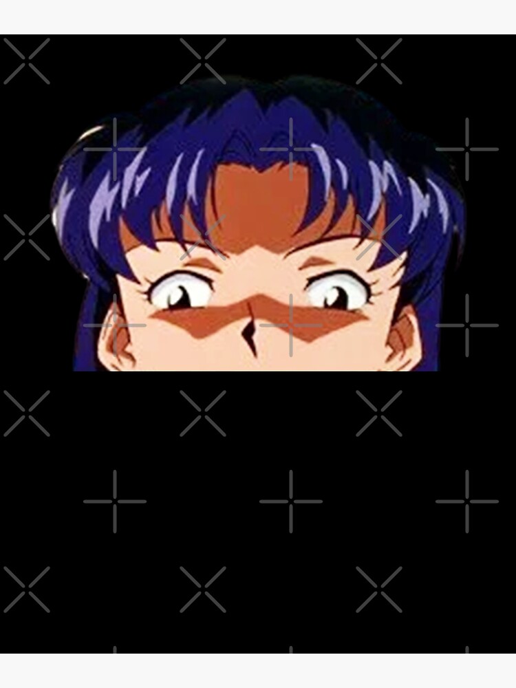Misato Katsuragi | Evangelion Cool Anime Peeker #3 Premium Matte ...