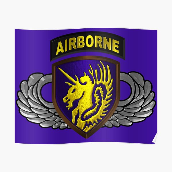 "13th AIRBORNE DIVISION " Poster for Sale by SoldierAlways | Redbubble