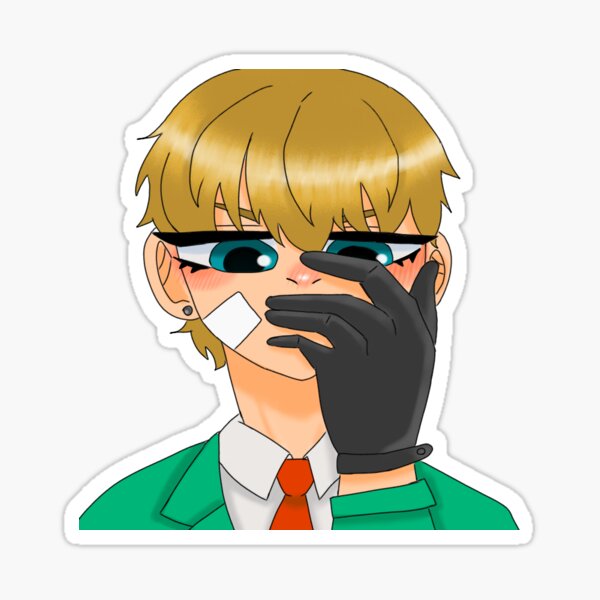 "Blushing Loid" Sticker for Sale by TheFurry1 | Redbubble