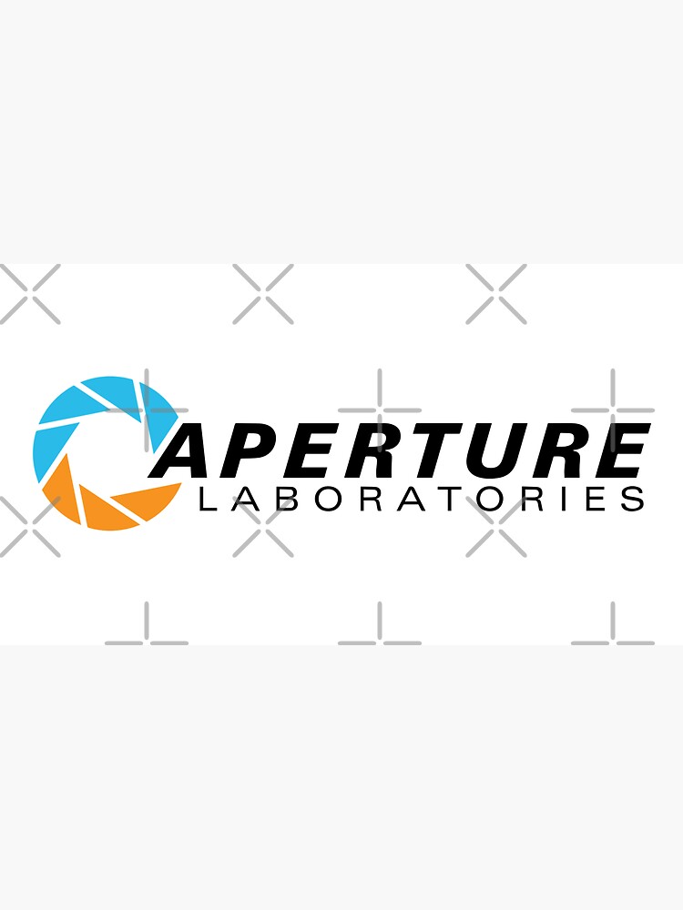 "Portal | Aperture Science Logo Colors Blk" Cap for Sale by LGSmerch ...