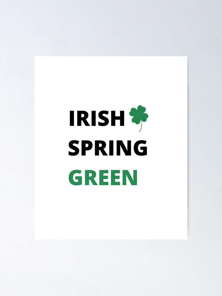 "Flight Reacts Merch Flightreacts Ftc Irish Spring " Poster for Sale by ...