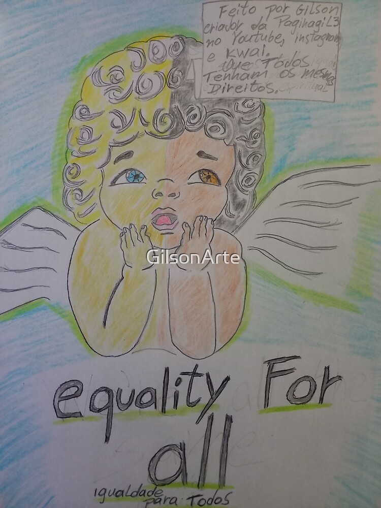"equality for all " Poster for Sale by GilsonArte | Redbubble