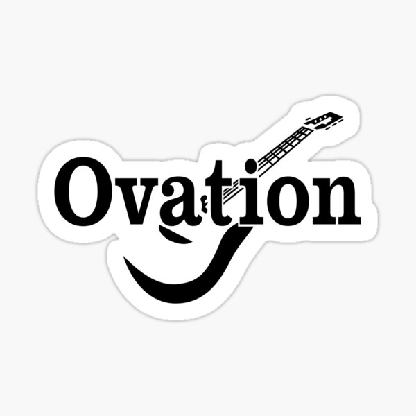 "ovation guitar " Sticker for Sale by Power28202 | Redbubble