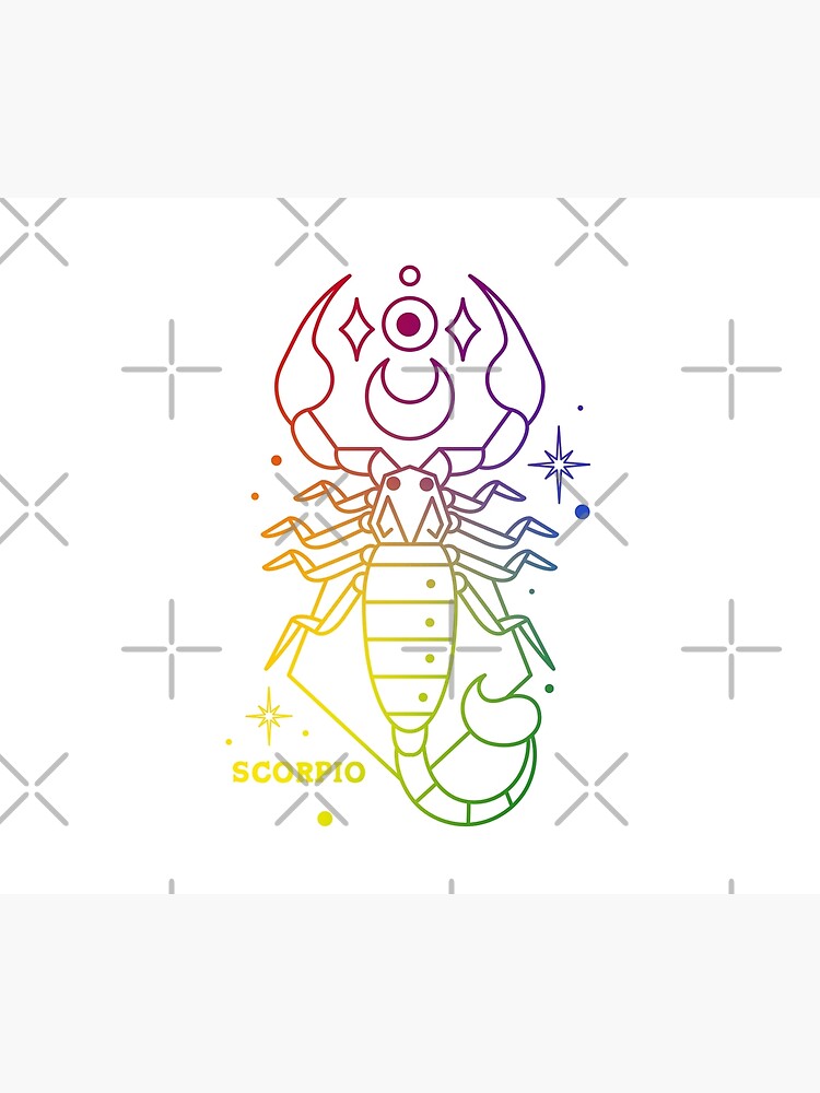 "Scorpio Rainbow pride" Poster for Sale by Coco-Marty | Redbubble