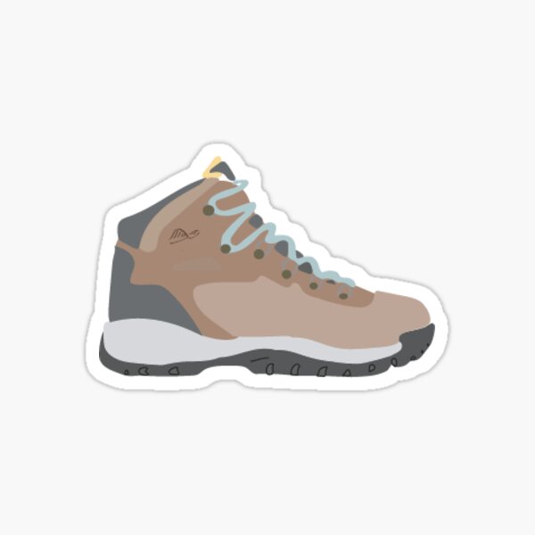 "Hiking Boot" Sticker for Sale by angelique31 | Redbubble