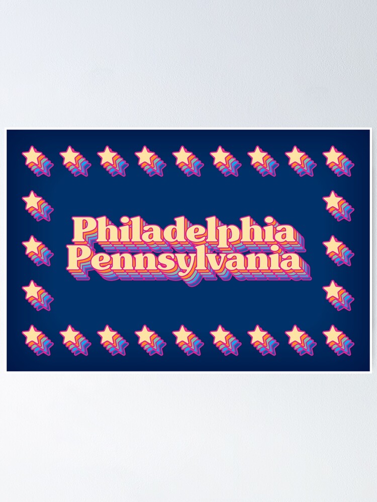 "Philadelphia Pennsylvania city sign" Poster for Sale by ocristianart ...