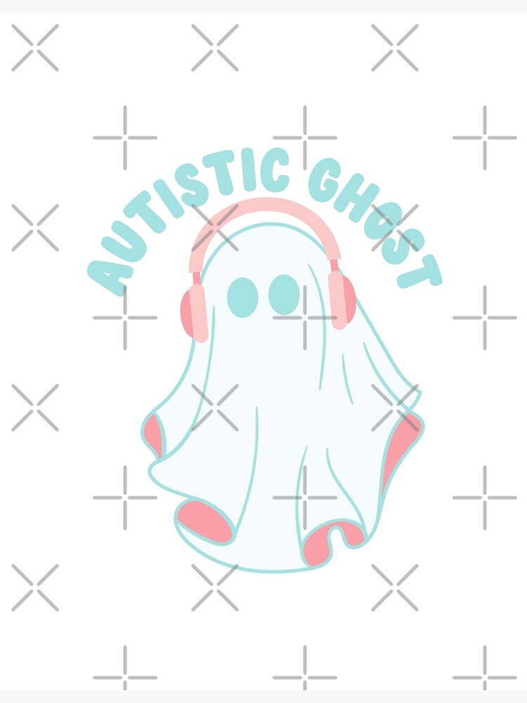 "autistic ghost" Poster for Sale by goblinbabe | Redbubble