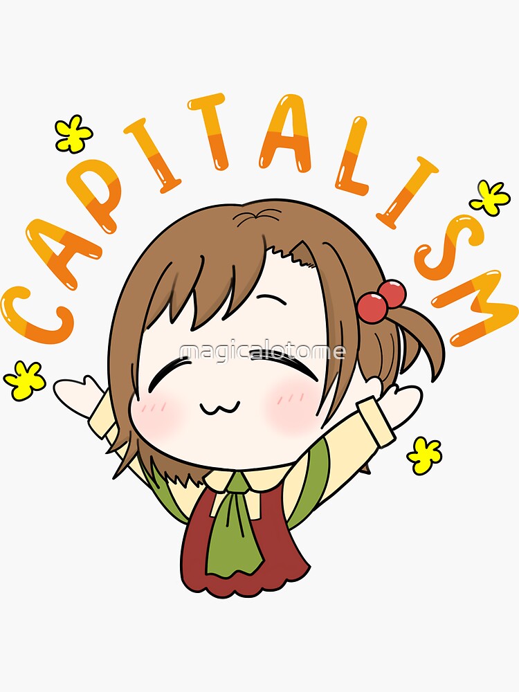 "Capitalism Ho! Recettear Recette is working off her debt" Sticker for ...