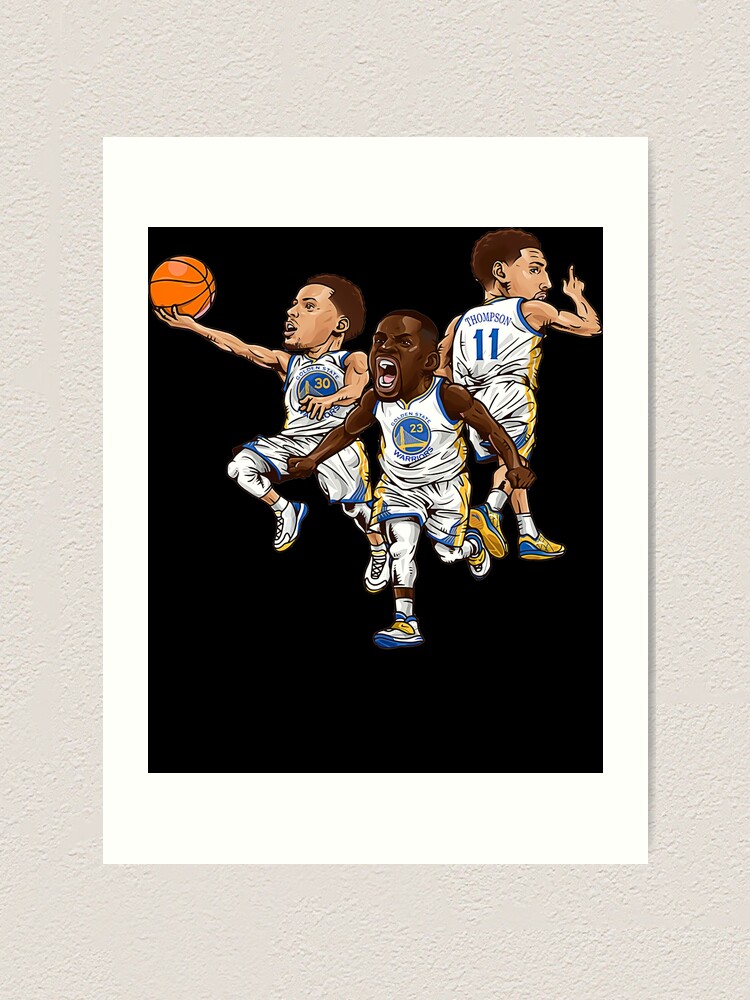 "Stephen Curry Big Three Curry Dray Klay" Art Print for Sale by ...