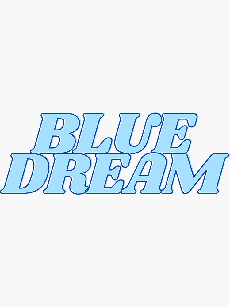 "blue dream " Sticker for Sale by smokelikeagirl | Redbubble