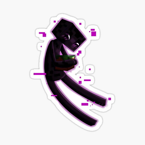 "Minecraft Chibi Enderman" Sticker for Sale by Mickieurkett | Redbubble