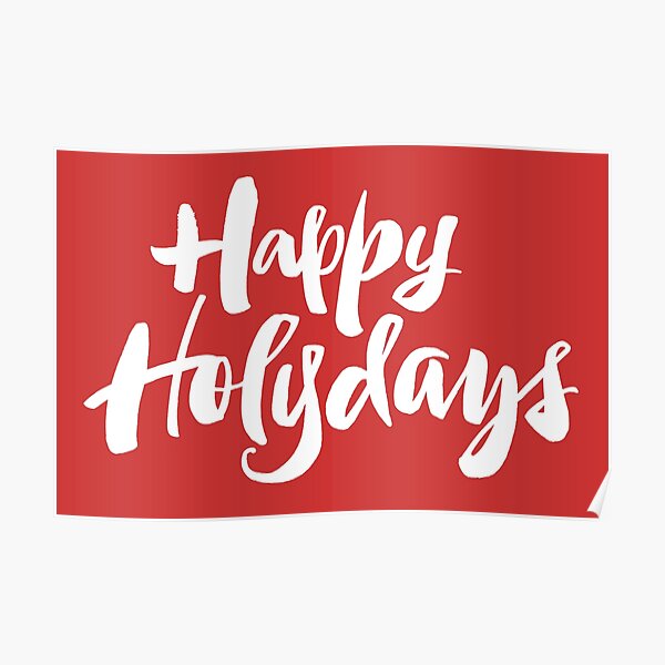 "Modern Happy Holydays Holy Days Religious Christmas Holidays Hand ...