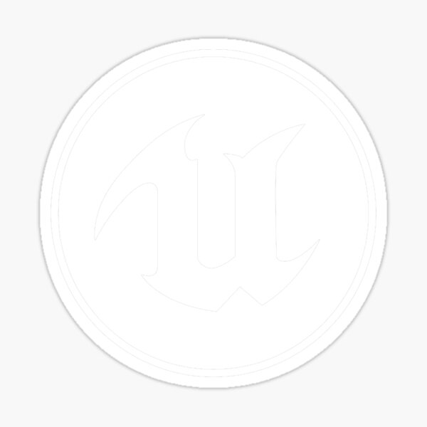 "Unreal enginee" Sticker for Sale by yicyroder | Redbubble