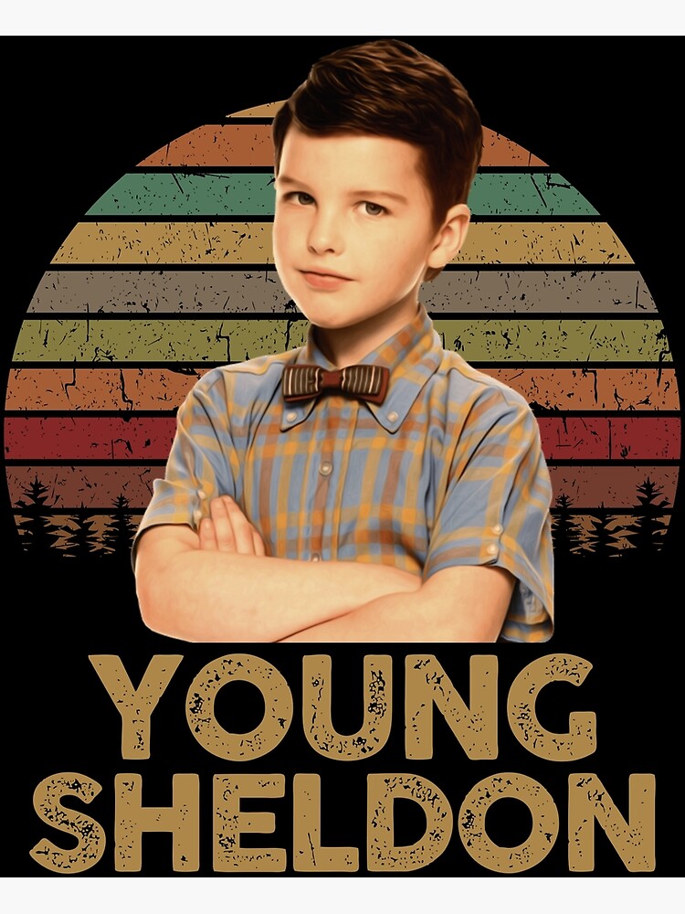 "YOUNG SHELDON" Poster for Sale by ovakotrao | Redbubble