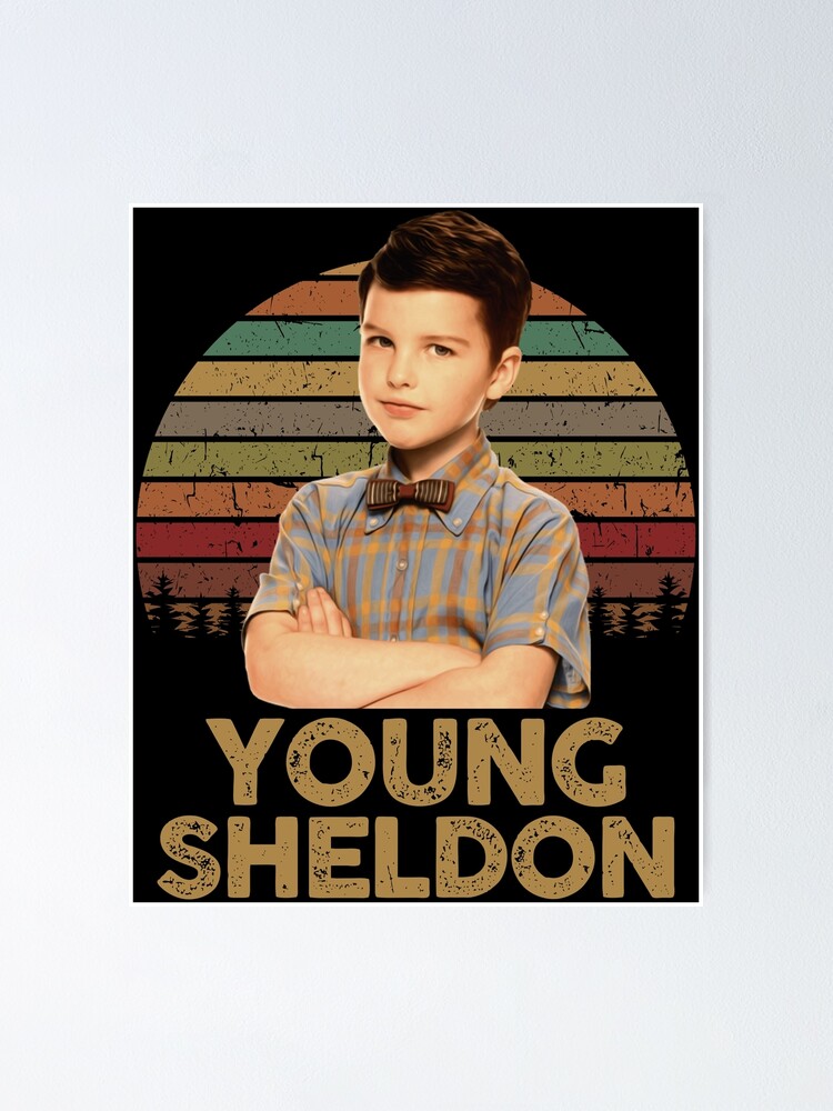 "YOUNG SHELDON" Poster for Sale by ovakotrao | Redbubble