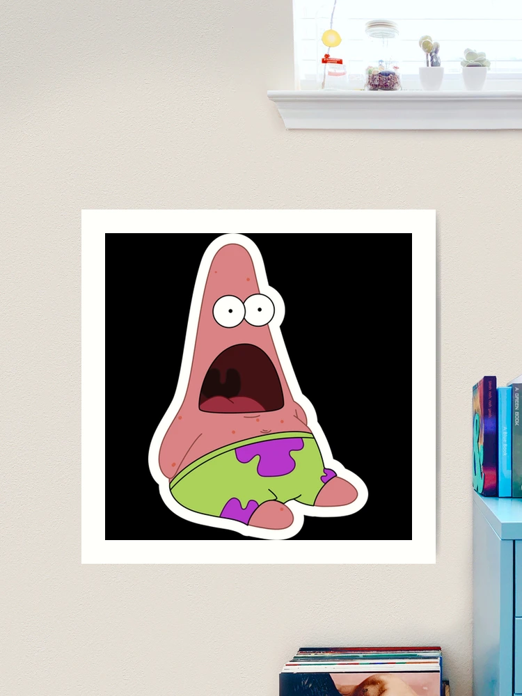 Patrick Star Scared Png