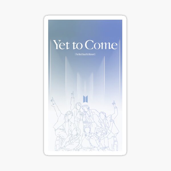 "BTS YET TO COME " Sticker by ayshatazin | Redbubble