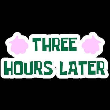 "SpongeBob Three Hours Later" Sticker for Sale by kylebarr19 | Redbubble