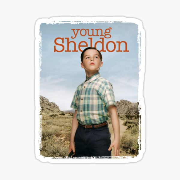 "YOUNG SHELDON" Sticker by ovakotrao | Redbubble
