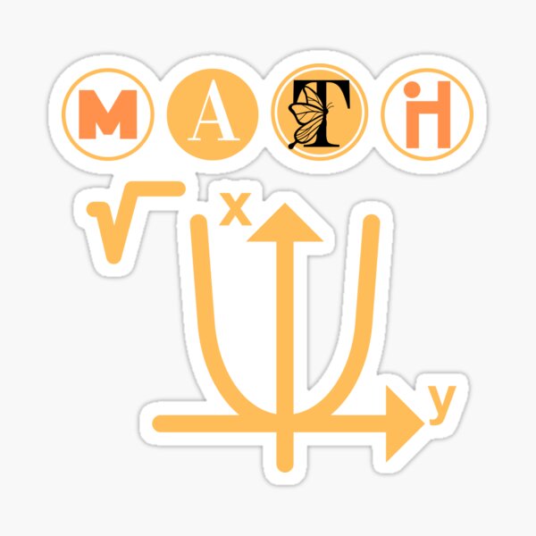 "Linear Equation Mathematics Gift for Teacher Nerd Math Crazy" Sticker ...