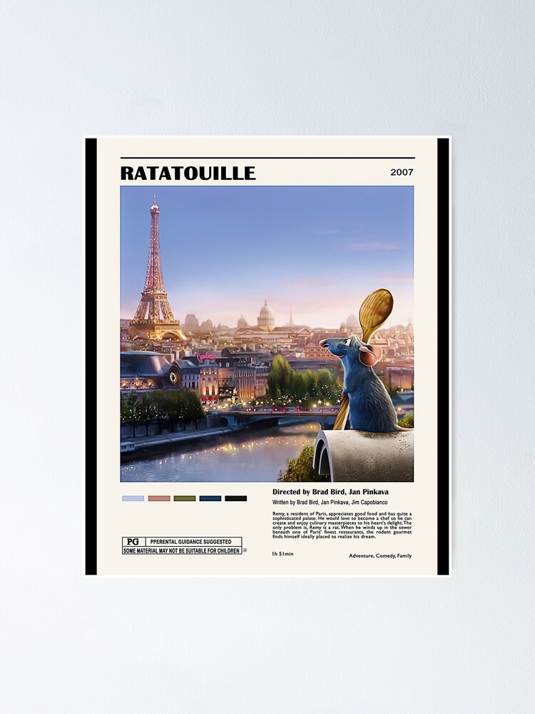 "Ratatouille - Animation Movie Print Poster" Poster for Sale by ...