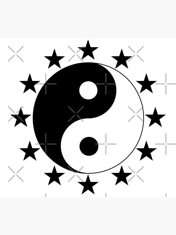 "Yin Yang Star Feng Shui Ying Yang Taoism Taijitu Buddhism" Poster for ...