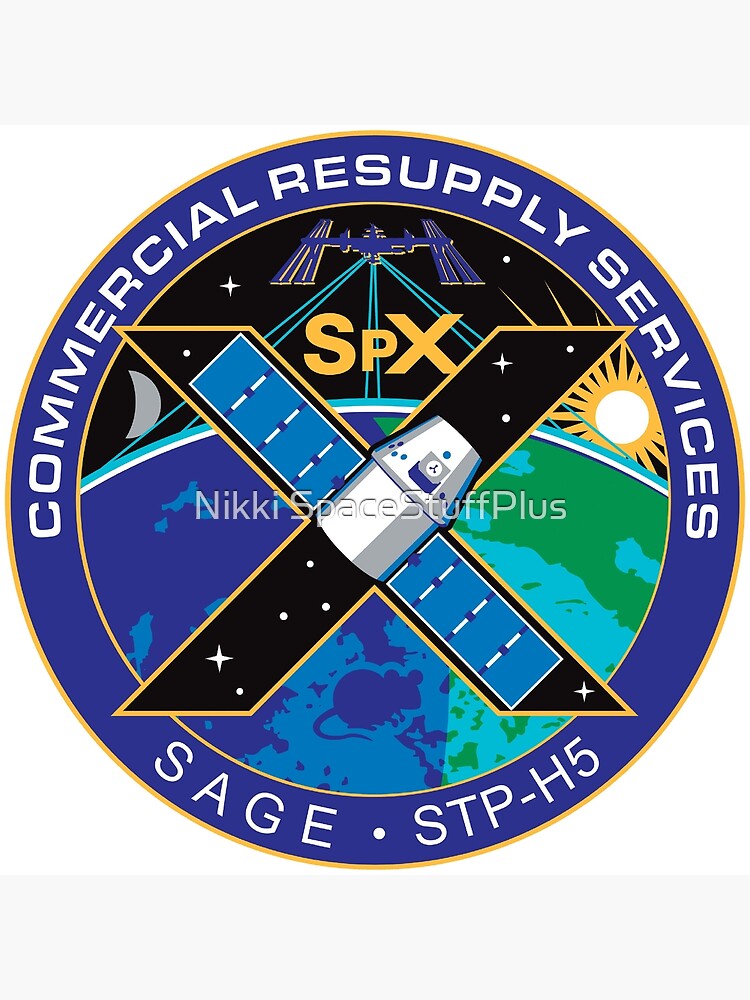 "The NASA CRS-10 Logo" Photographic Print by Spacestuffplus | Redbubble