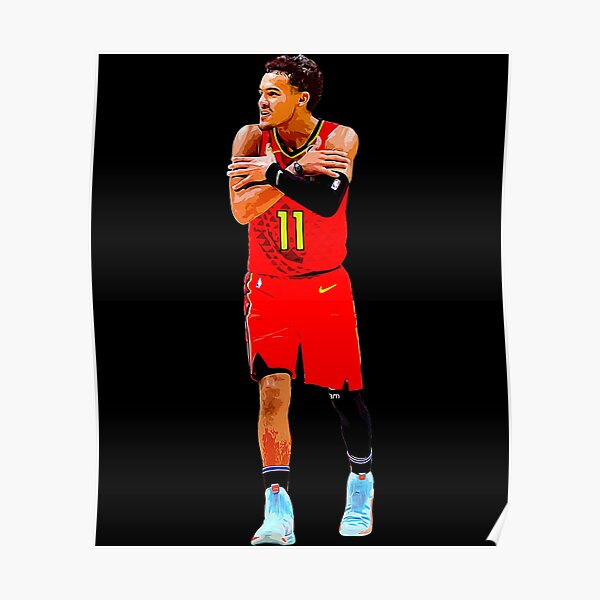 "Trae Young Trae Young Trae Young sport" Poster for Sale by Lucldwellez ...