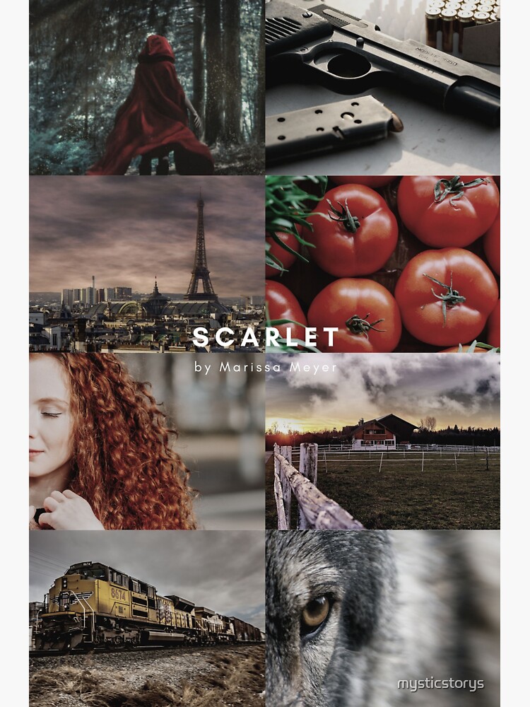 "Scarlet" Sticker for Sale by mysticstorys | Redbubble