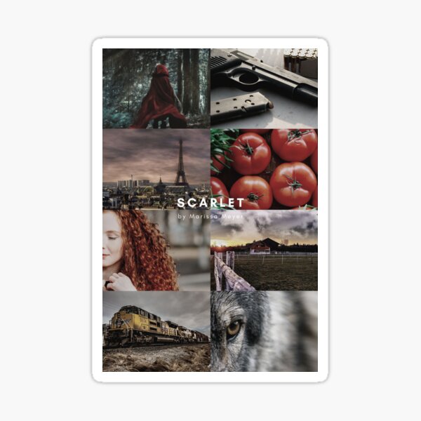 "Scarlet" Sticker for Sale by mysticstorys | Redbubble
