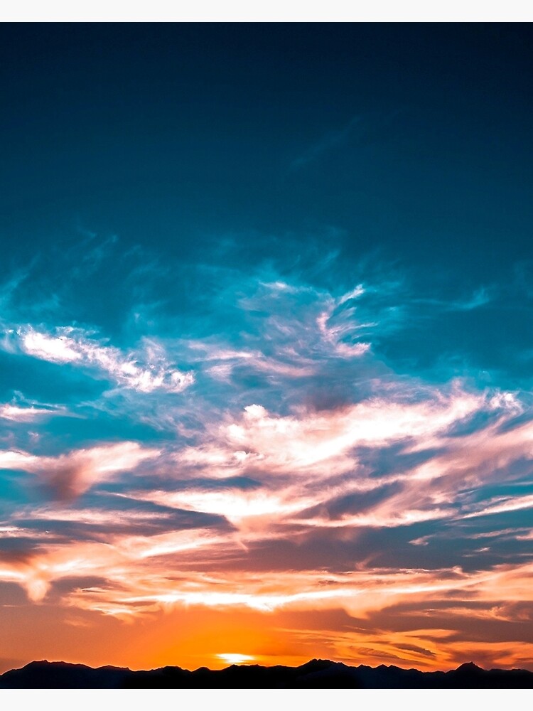 Póster «cielo infinito que se extiende en el espacio infinito․El viento ...