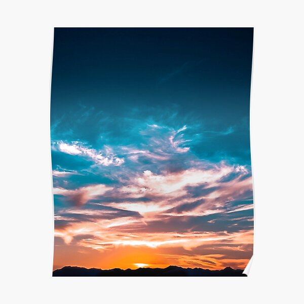 Póster «cielo infinito que se extiende en el espacio infinito․El viento ...