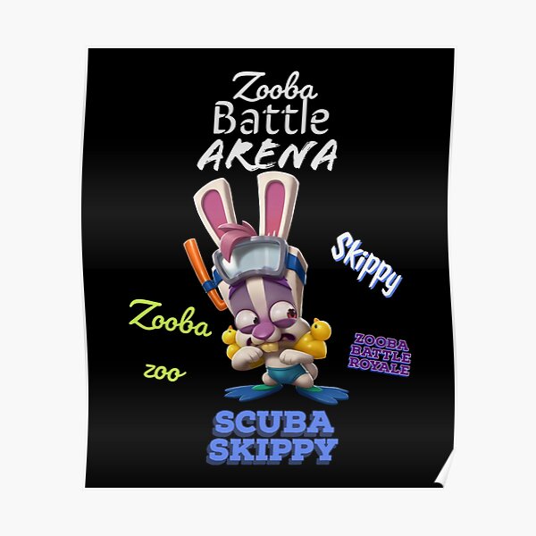 "Zooba skippy" Poster for Sale by tarekmar | Redbubble